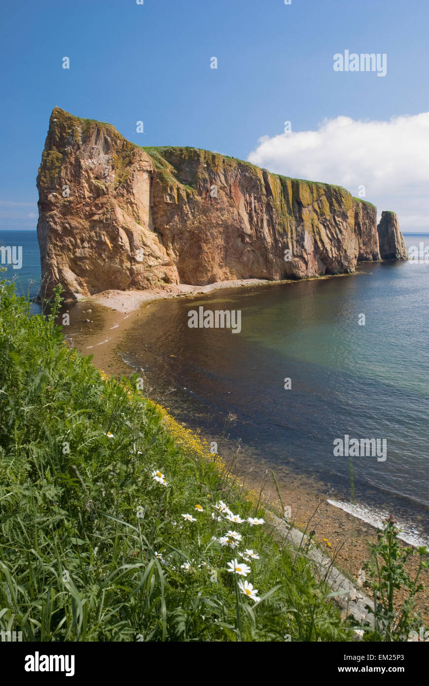 Perce Rock; Quebec Canada Stock Photo - Alamy