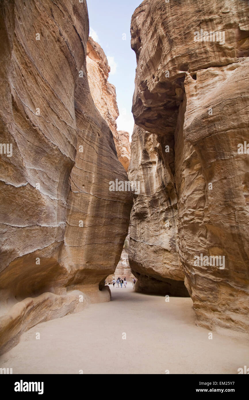 Ruins Of The Nabatean City; Petra Jordan Stock Photo - Alamy