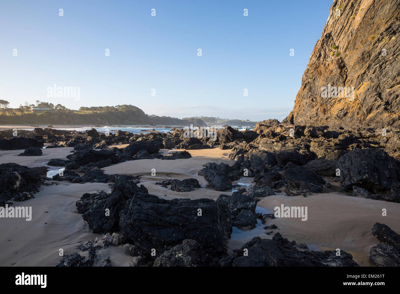 Glasshouse Rocks Beach, Narooma, Australia Stock Photo - Alamy
