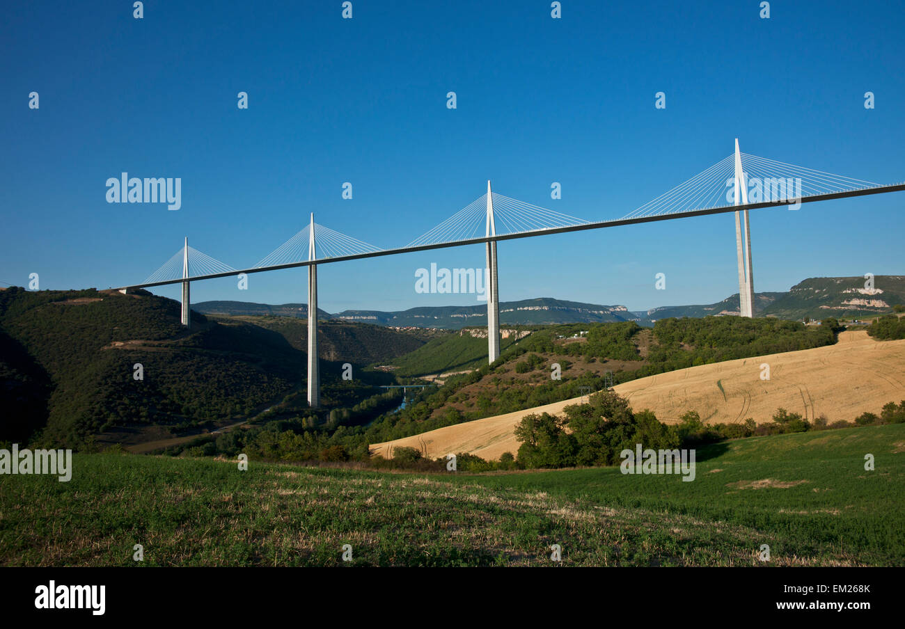 Millau Bridge; Millau France Stock Photo - Alamy