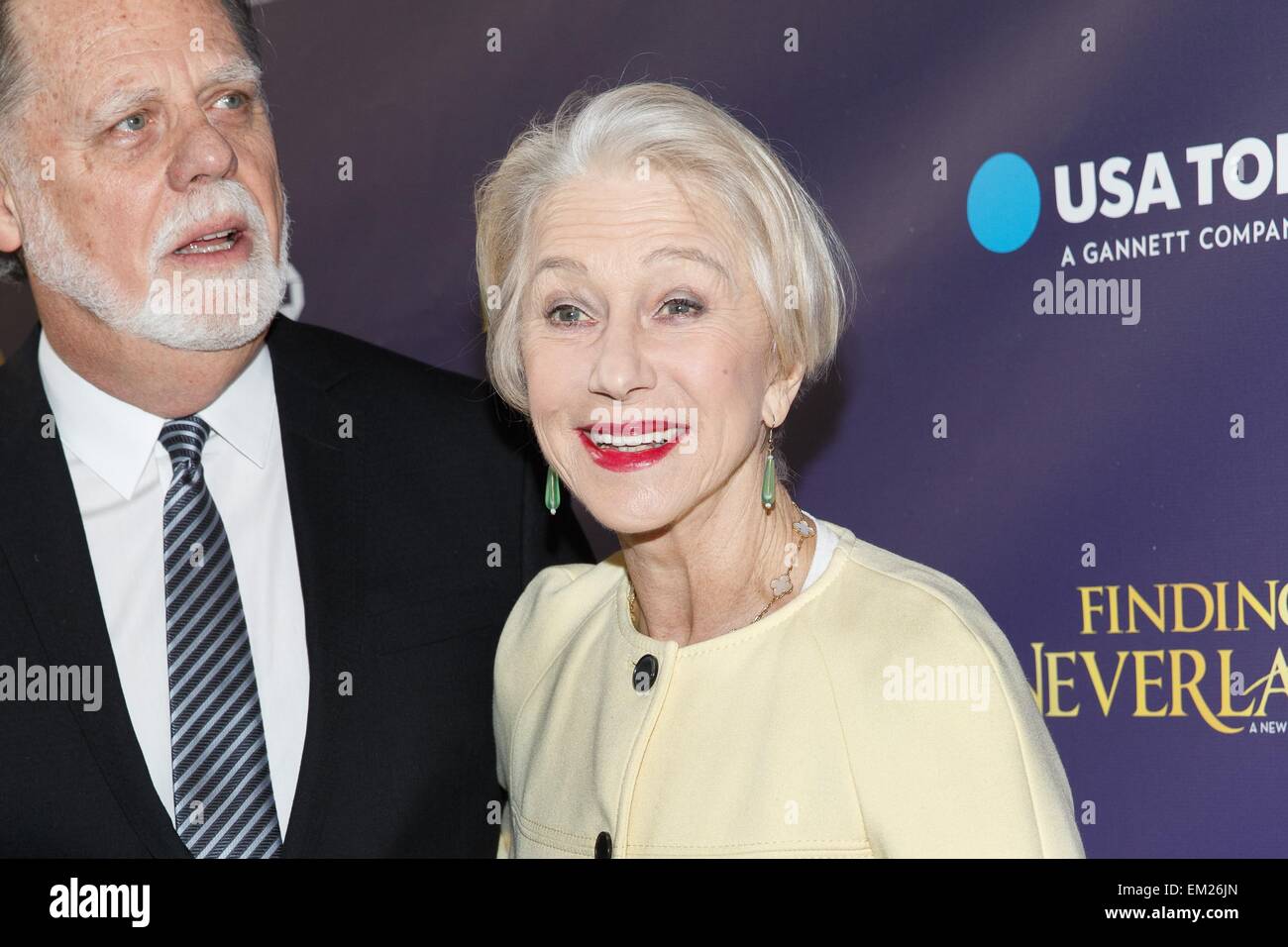 New York, NY, USA. 15th Apr, 2015. Taylor Hackford, Helen Mirren at ...