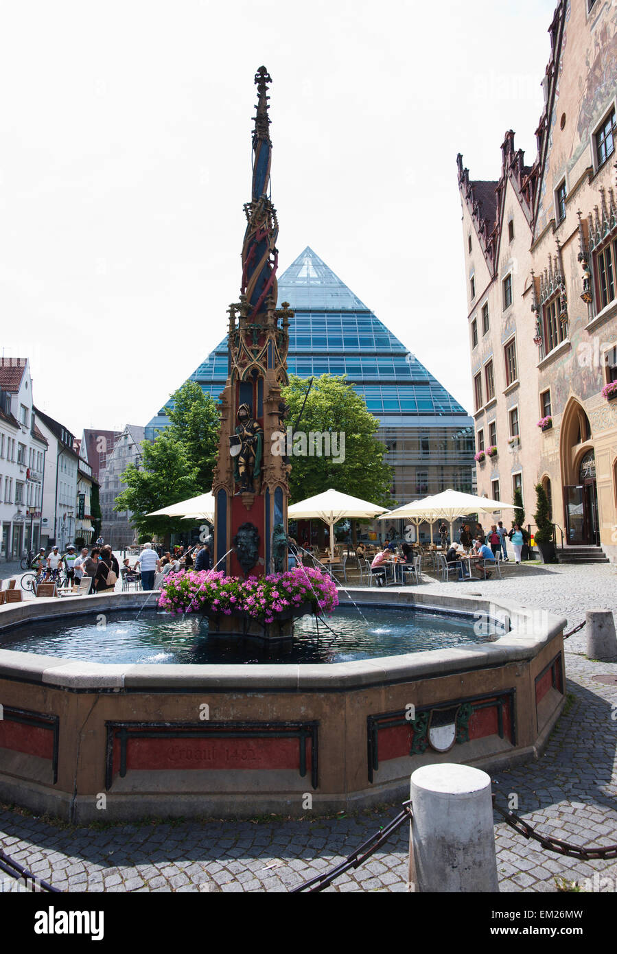 Central library in ulm pyramid hi-res stock photography and images - Alamy