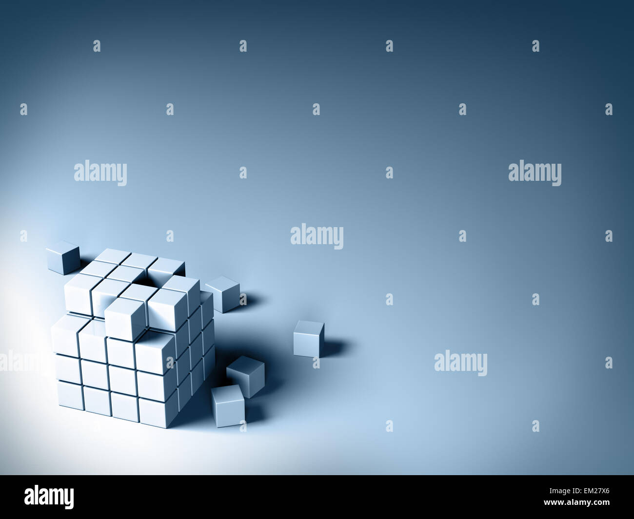 gray cubes on gray background,digitally generated image Stock Photo - Alamy