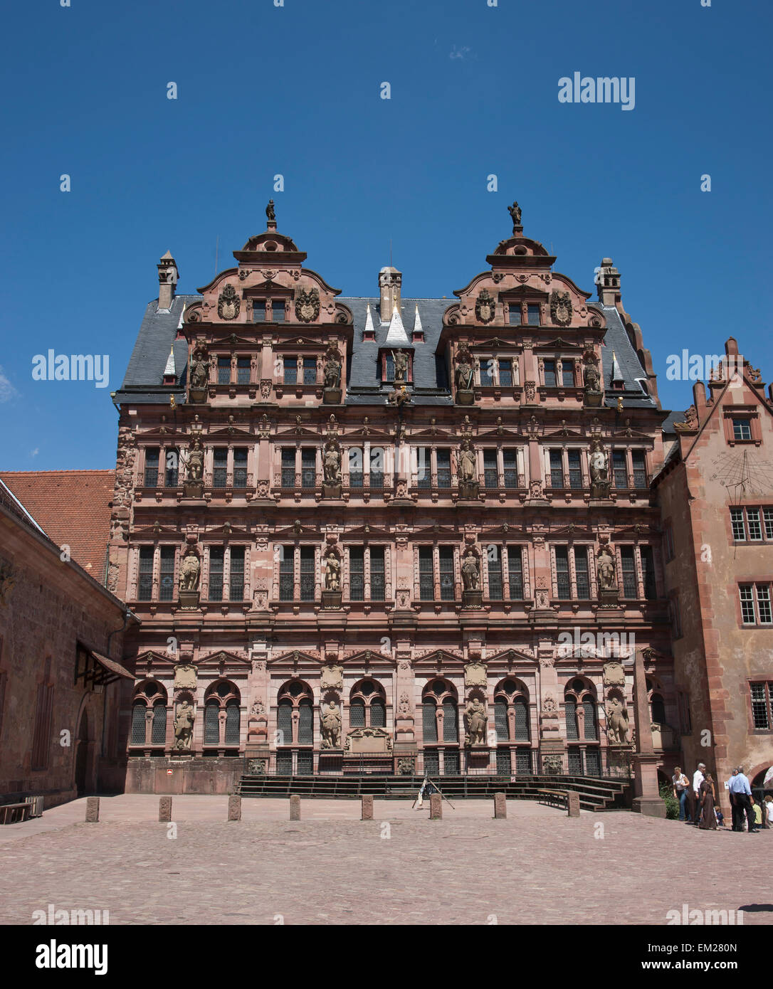 Heidelberg castle courtyard hi-res stock photography and images - Alamy