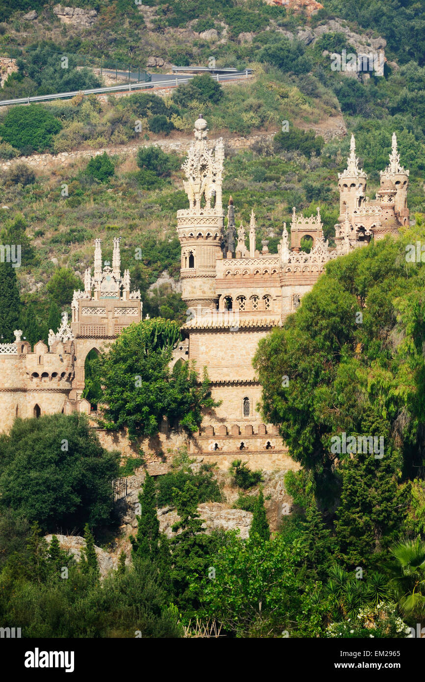 Castillo De Colomares; Benalmadena Andalusia Spain Stock Photo - Alamy