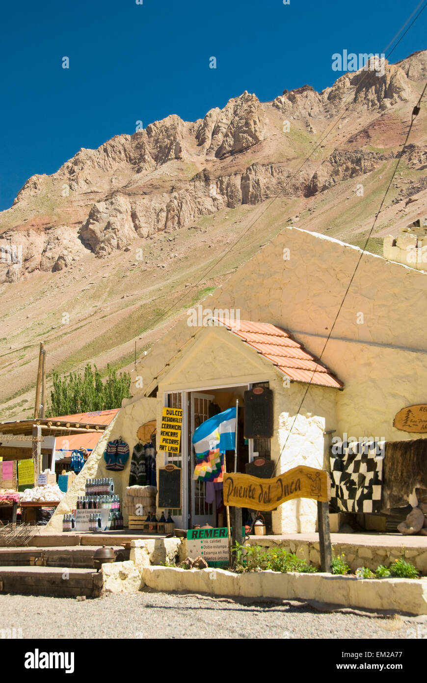 Artisan Market In The Andes; Mendoza Argentina Stock Photo - Alamy