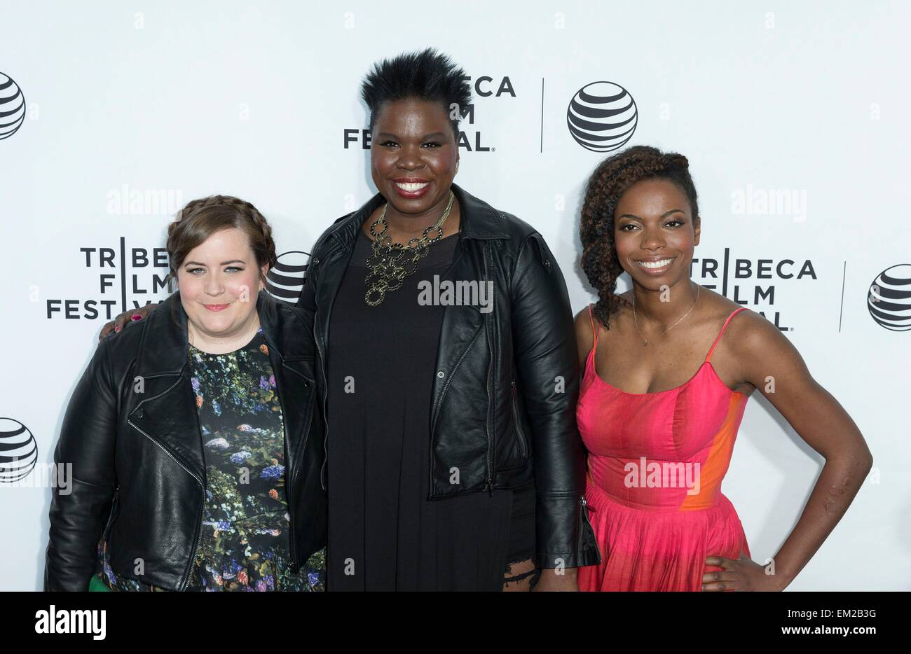 New York, NY, USA. 15th Apr, 2015. Aidy Bryant, Leslie Jones, Sasheer ...