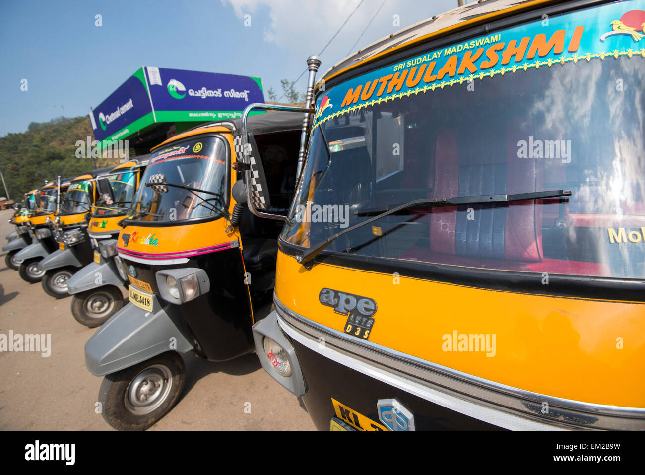 Tuk tuk india plants hi-res stock photography and images - Alamy