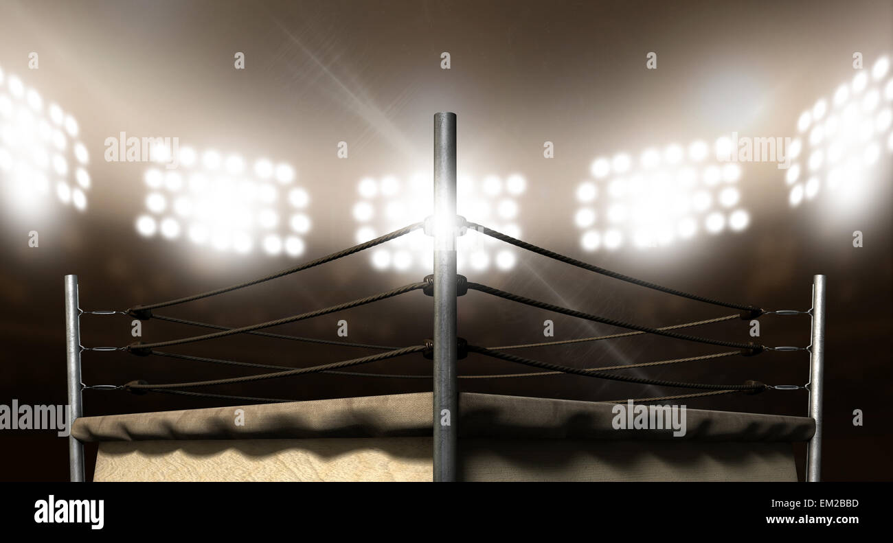 Old vintage boxing ring surrounded hi-res stock photography and images ...