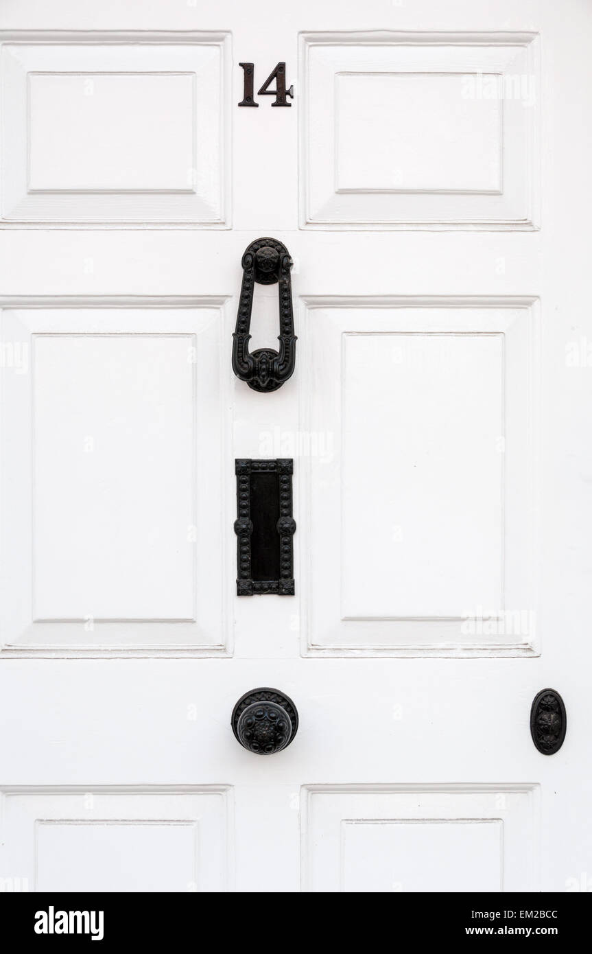 Door number 14 door knocker hi-res stock photography and images - Alamy