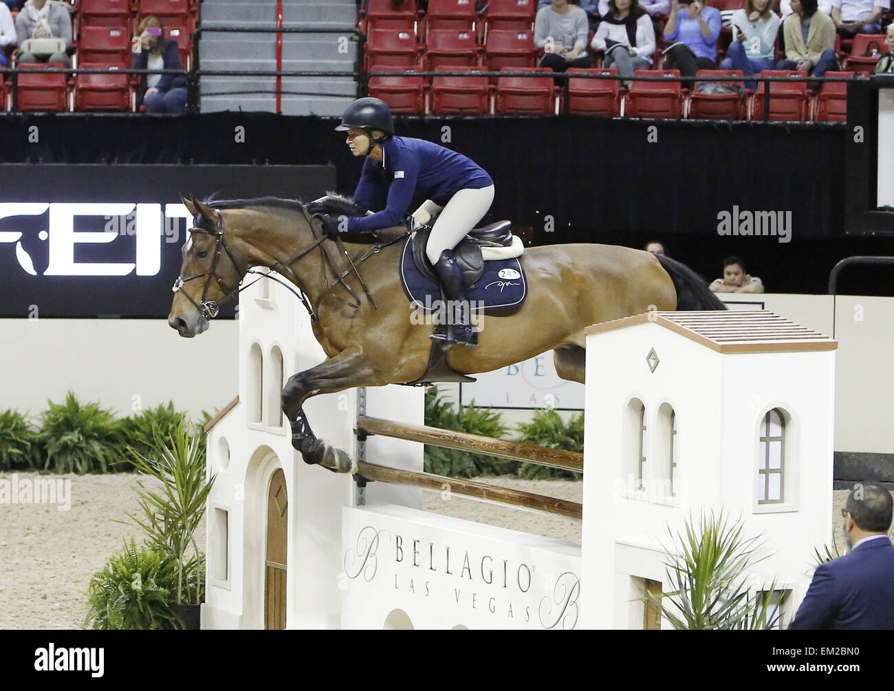 Las Vegas, Nevada, USA. 15th Apr, 2015. Elizabeth Madden of the United ...