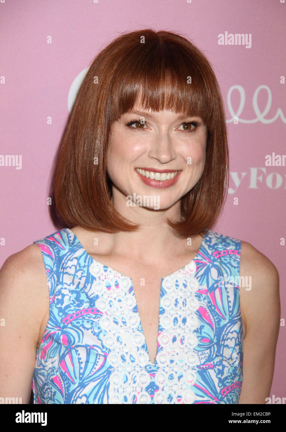 New York, USA. 15th Apr, 2015. Actress ELLIE KEMPER attends the Lilly ...