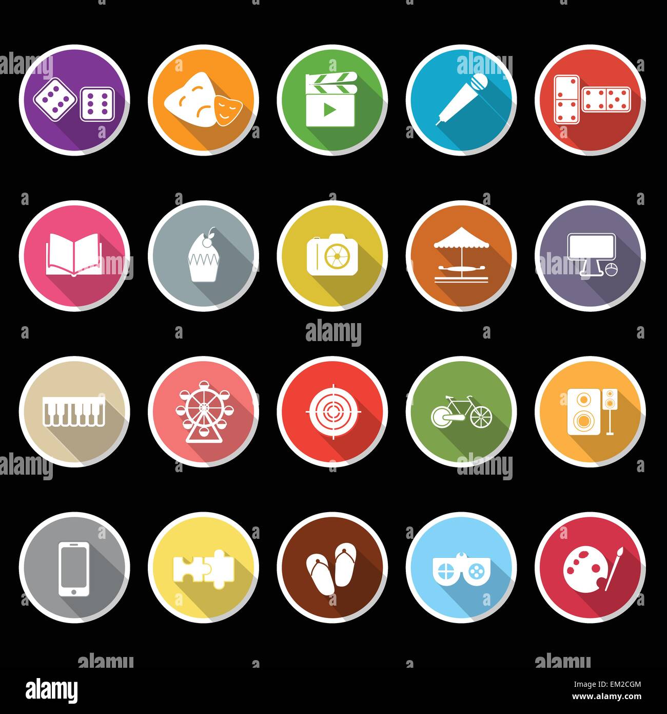 Entertainment long Stock Vector Images - Alamy