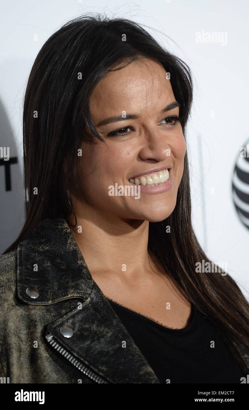 New York, NY, USA. 15th Apr, 2015. Michelle Rodriguez at arrivals for ...