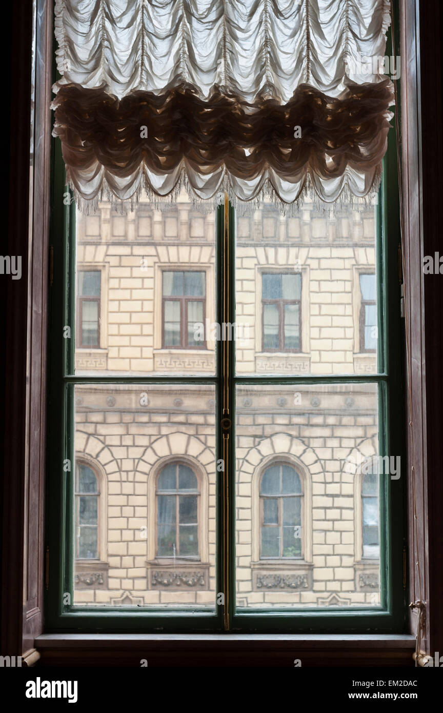 View Of A Building Out The Window Of Winter Palace; St. Petersburg ...