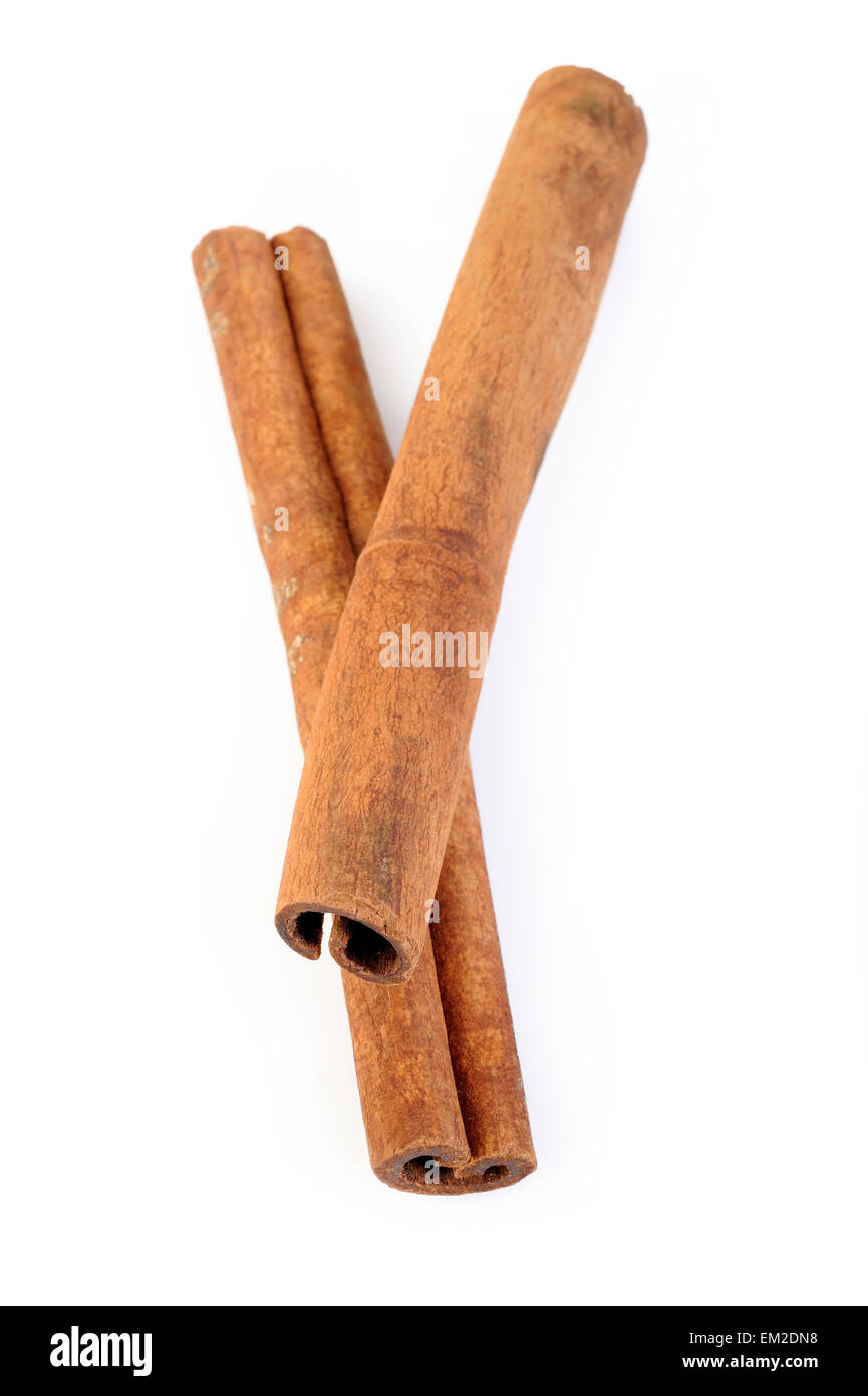cinnamon stick spice isolated on white background Stock Photo - Alamy