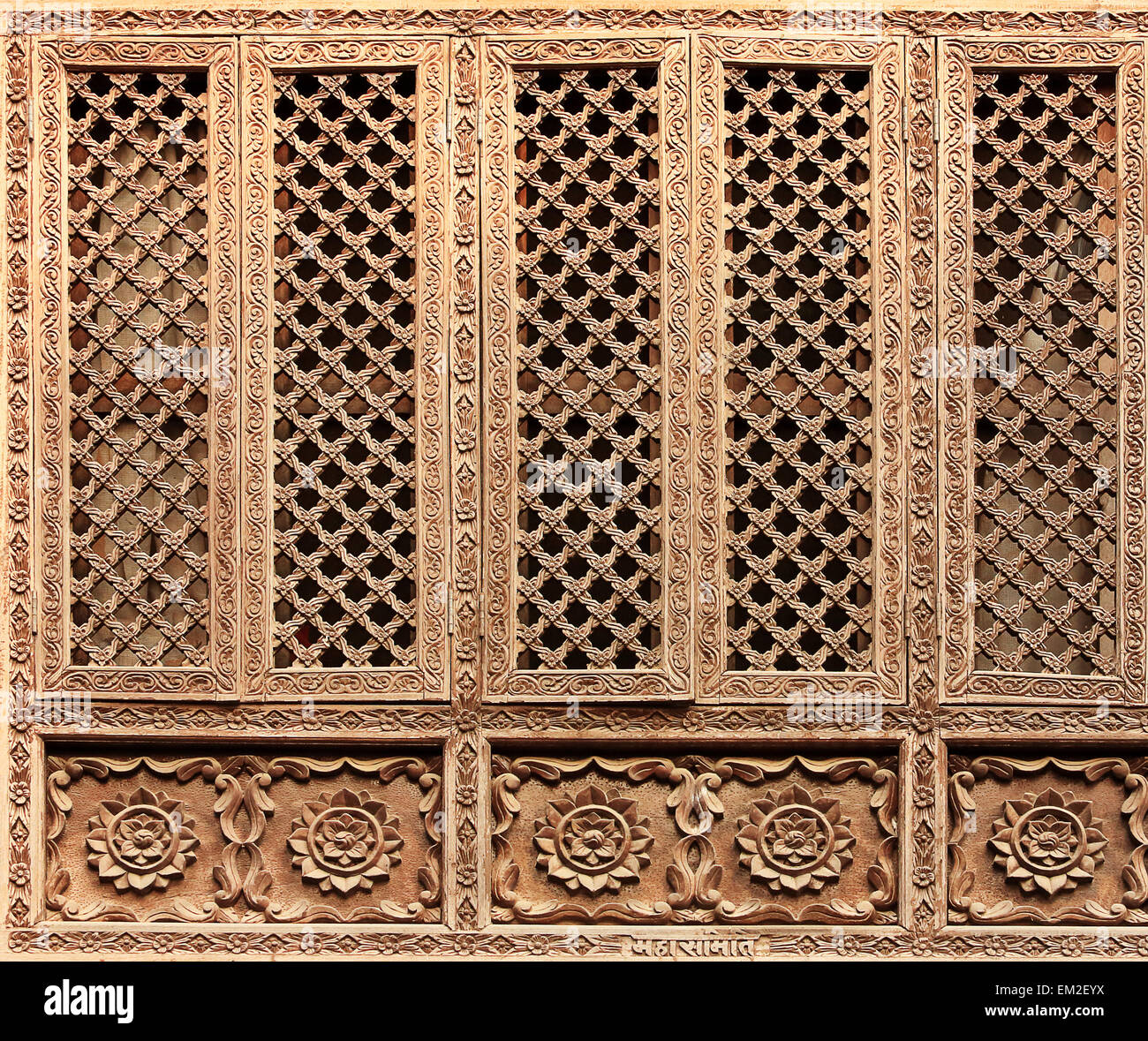 Old wooden traditional Nepalese window detail. Nepal Stock Photo - Alamy
