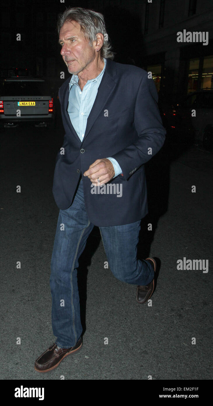 Harrison Ford arrives at May Fair Kitchen restaurant Featuring ...