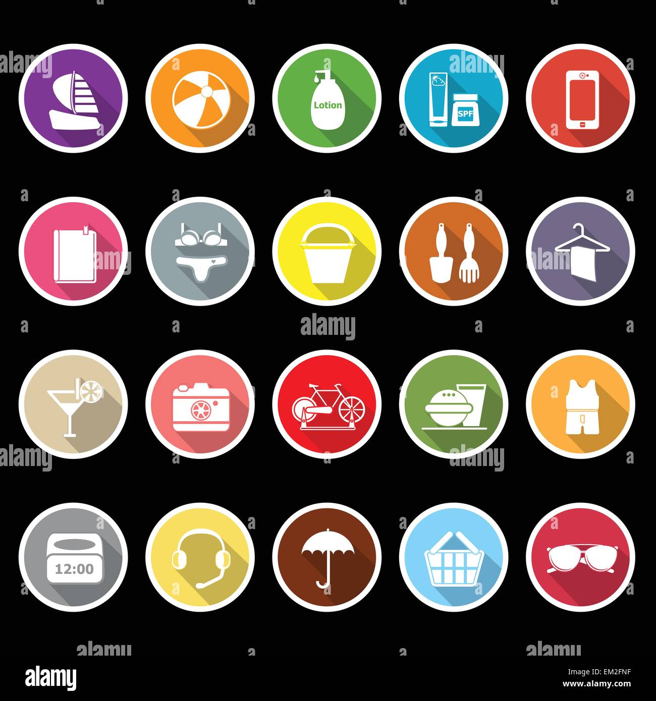 The of long beach Stock Vector Images - Alamy