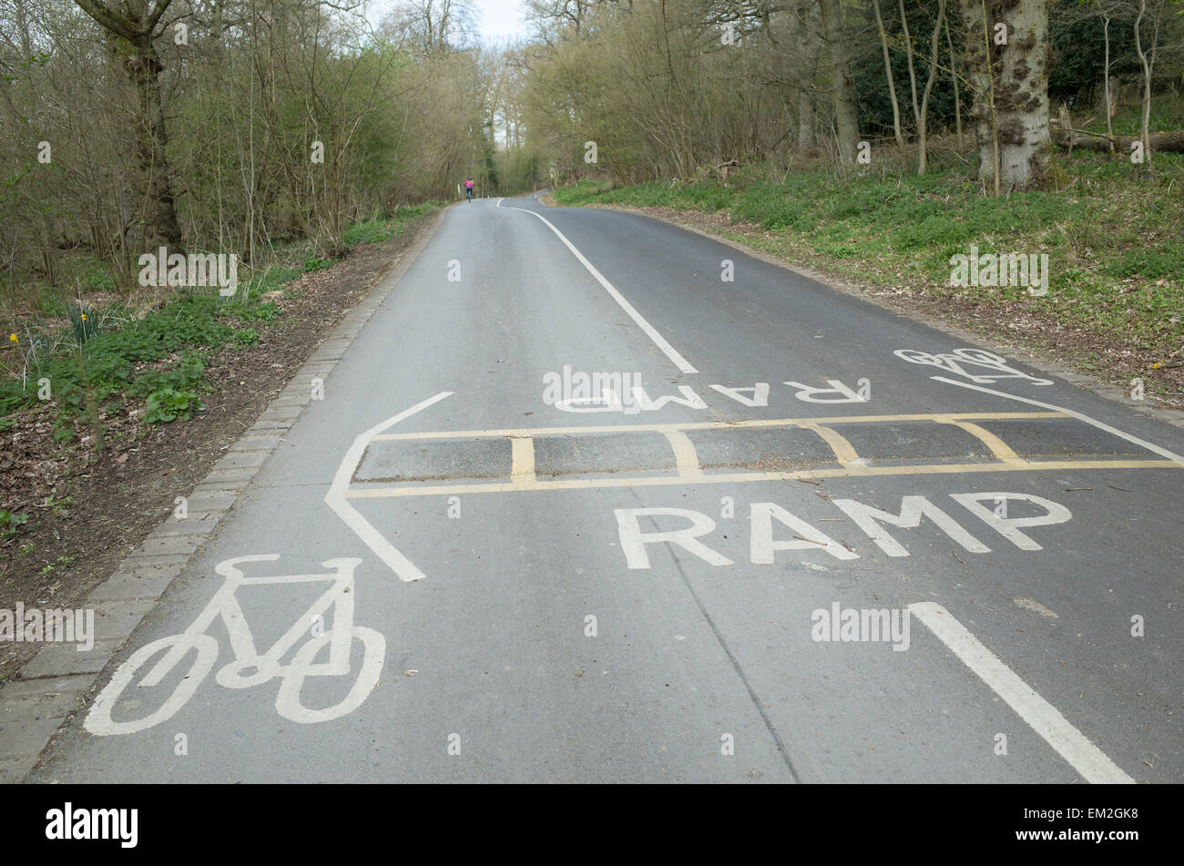 Road hump ramp hi-res stock photography and images - Alamy
