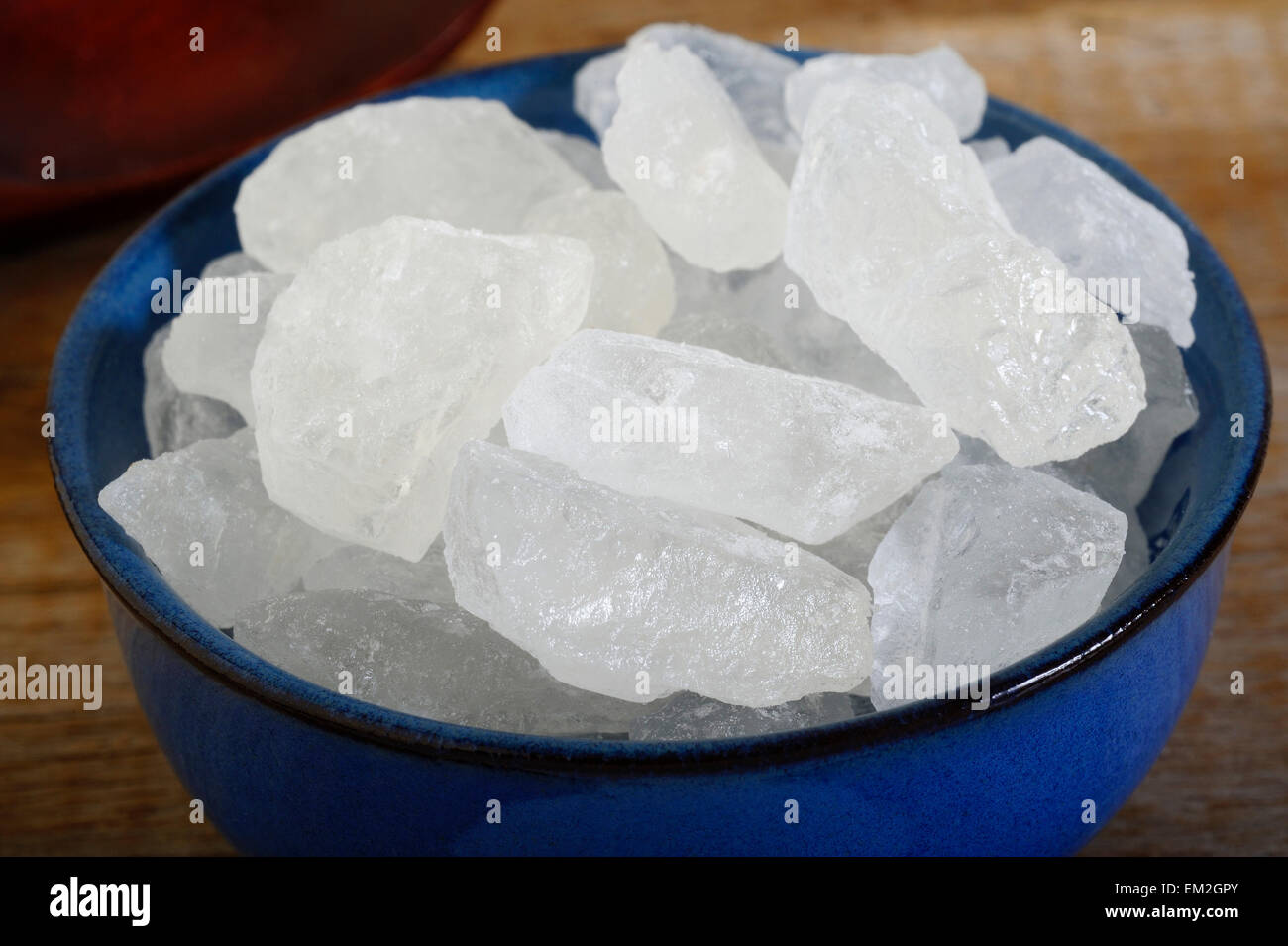 rock sugar in bowl Stock Photo - Alamy