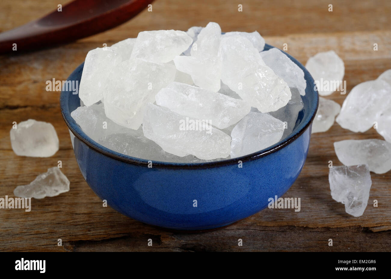 rock sugar in bowl Stock Photo - Alamy