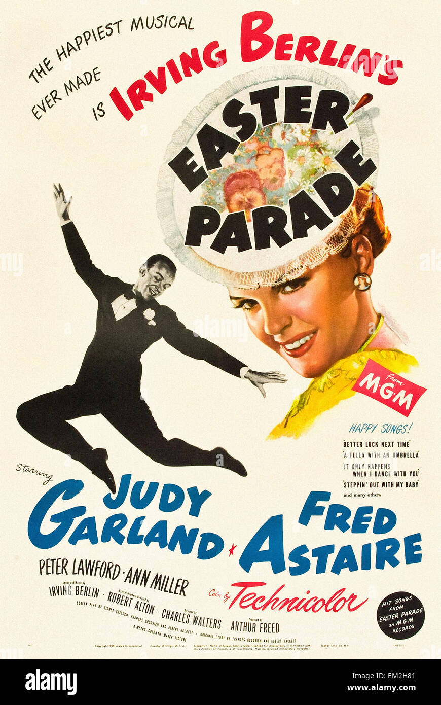 Easter Parade - Movie Poster Stock Photo - Alamy