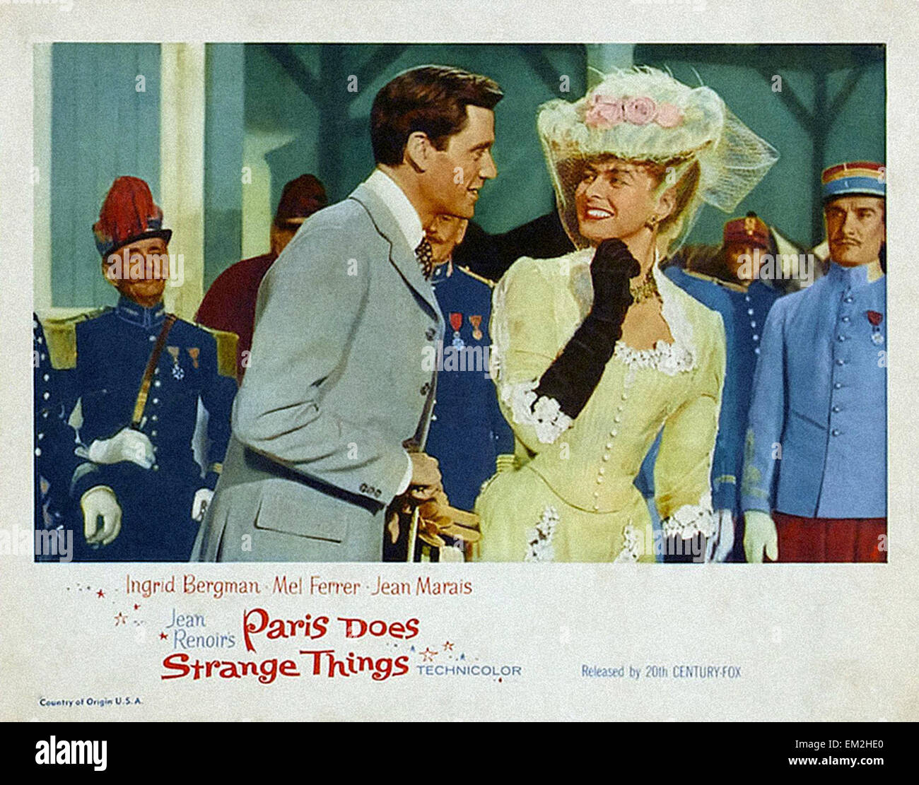 Paris Does Strange Things - Movie Poster Stock Photo - Alamy