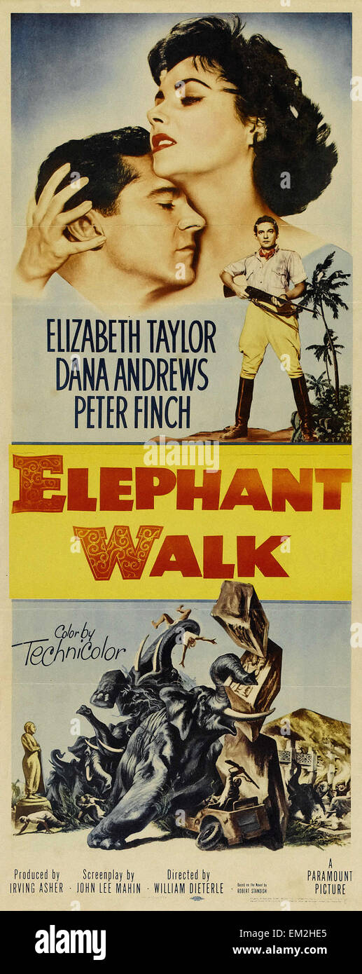 Elephant walk movie poster hi-res stock photography and images - Alamy