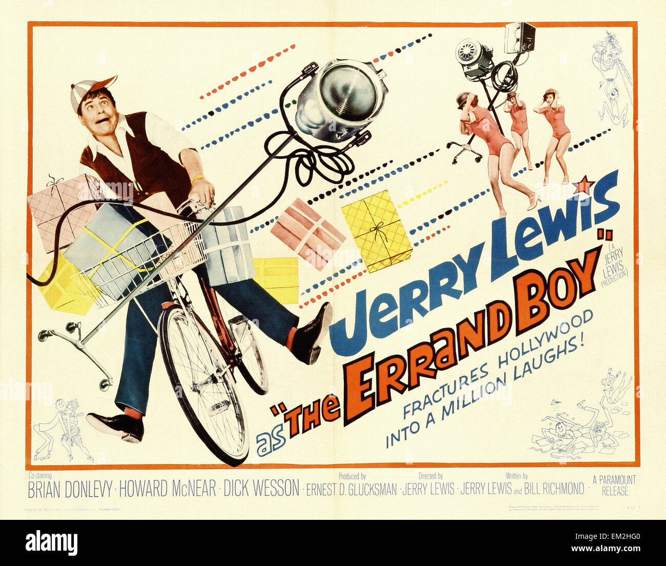 The Errand Boy- Movie Poster Stock Photo - Alamy