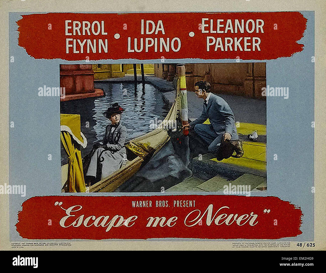 Escape Me Never- 1947 - Movie Poster Stock Photo - Alamy