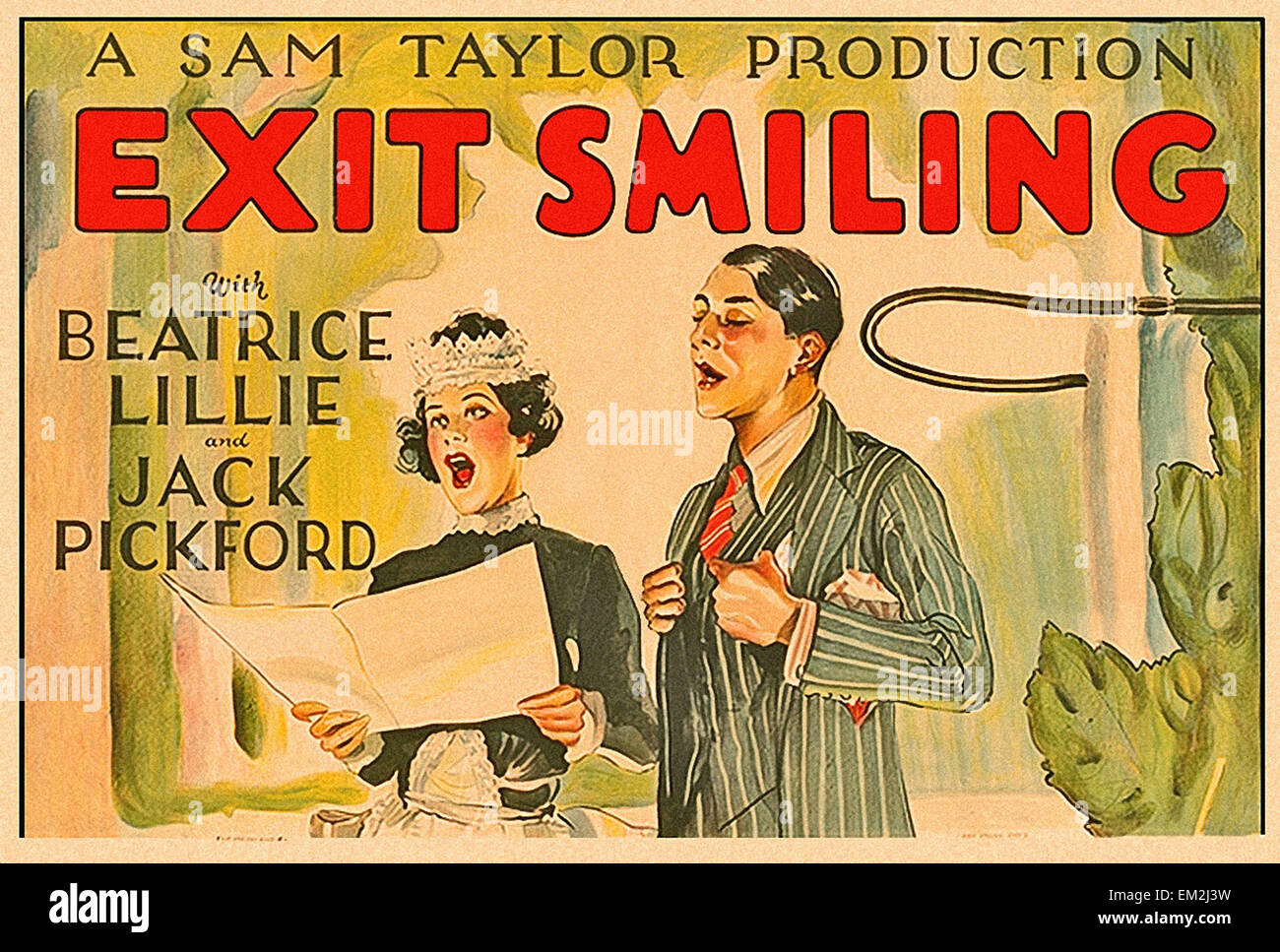 Exit smiling movie poster hi-res stock photography and images - Alamy