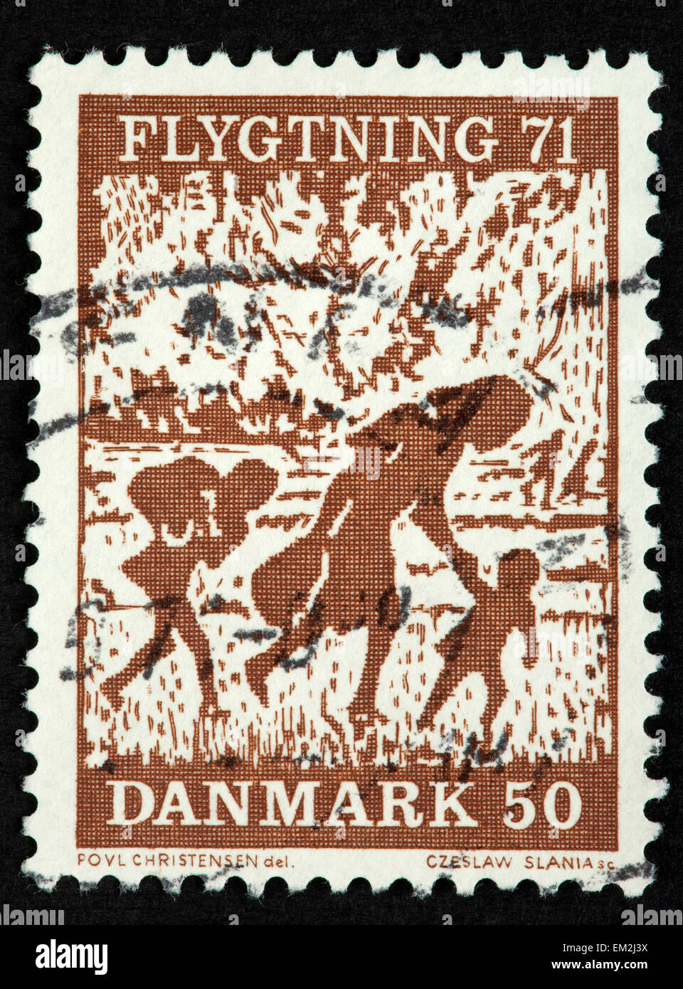 Danish postage stamp hi-res stock photography and images - Alamy