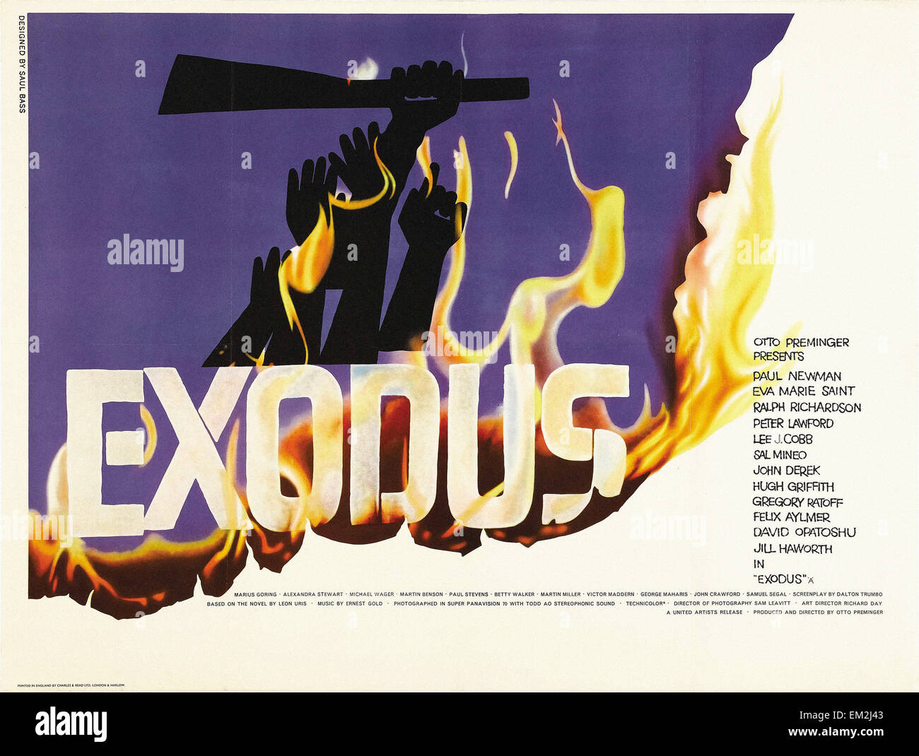 Exodus - Movie Poster Stock Photo - Alamy
