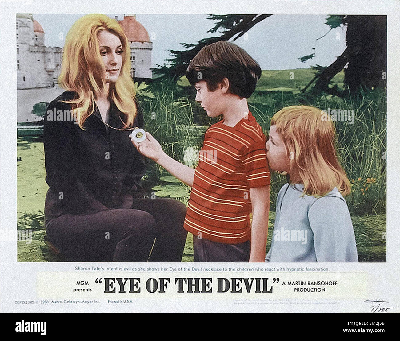 Eye of the Devil - Movie Poster Stock Photo - Alamy