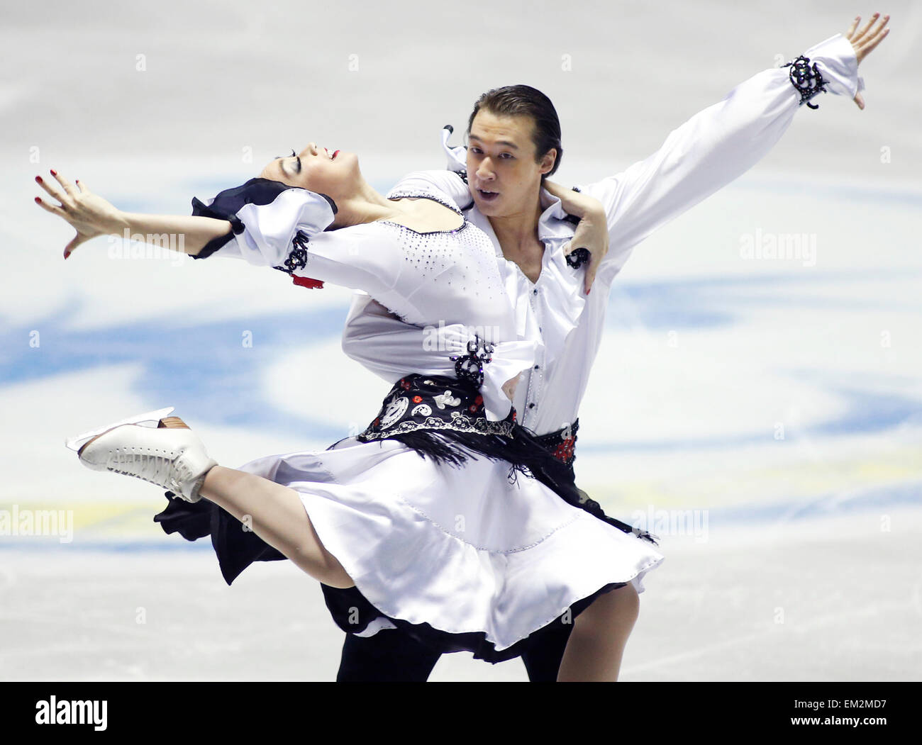 Tokyo, Japan. 16th Apr, 2015. Cathy Reed (L) and Chris Reed of Japan ...