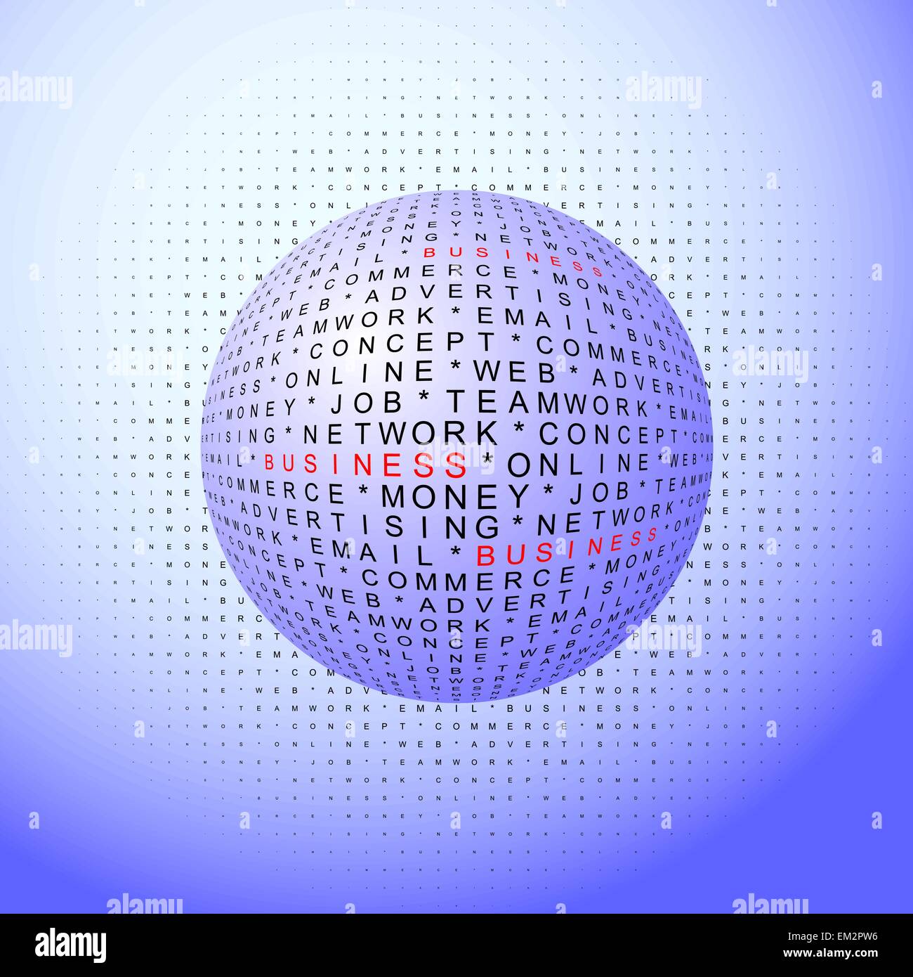 Vector illustration - abstract background business words Stock Vector ...