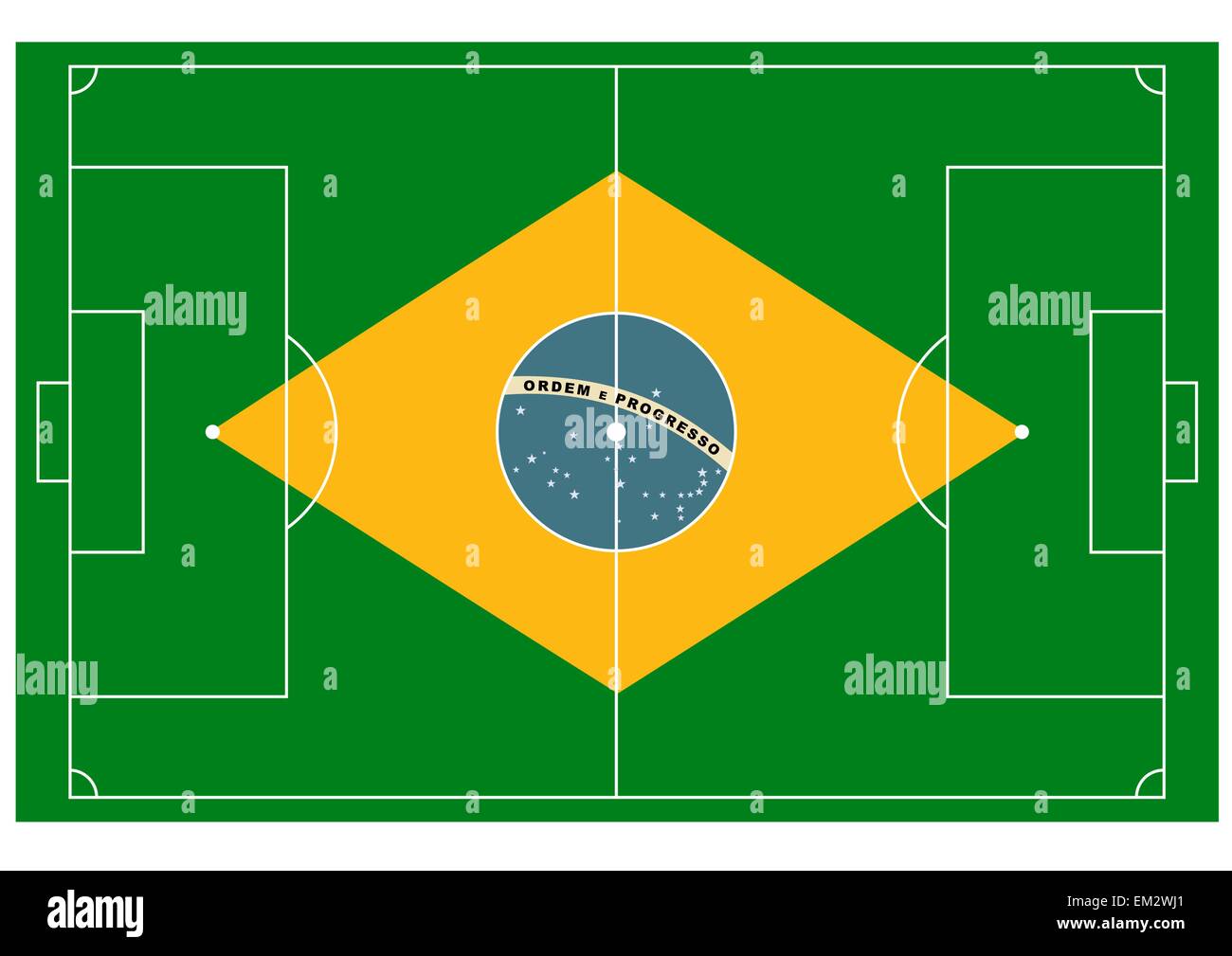 Brazil Football Vector