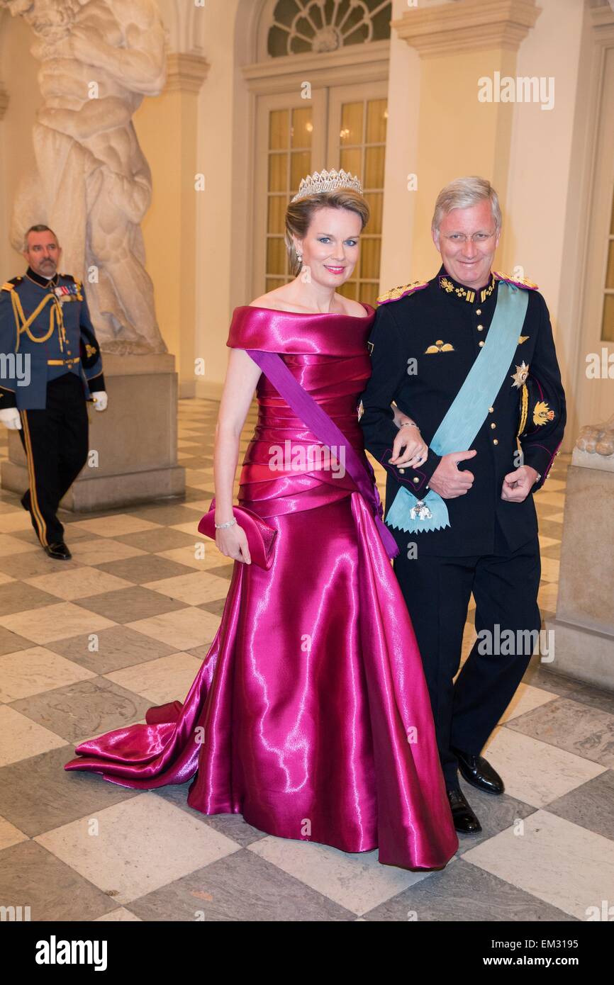 Copenhagen, Denmark. 15th Apr, 2015. King Philippe (Filip) and Queen ...