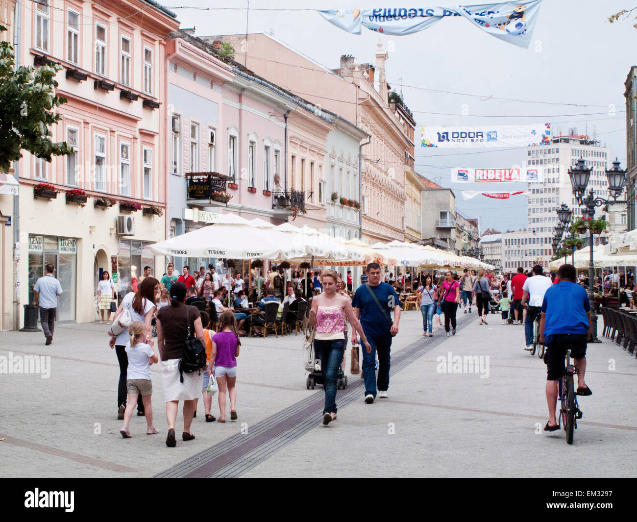 Zmaj Jovina Street in Novi Sad in Serbia Stock Photo - Alamy