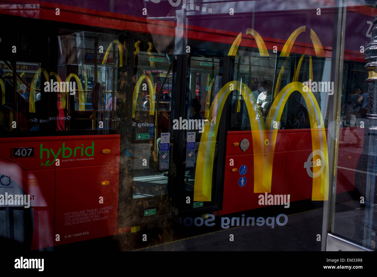Mcdonalds logo repeat hi-res stock photography and images - Alamy