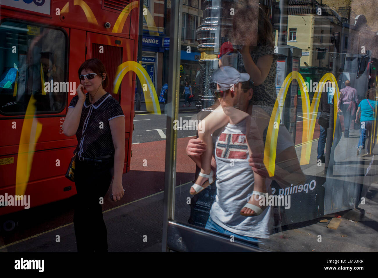 Mcdonalds logo repeat hi-res stock photography and images - Alamy