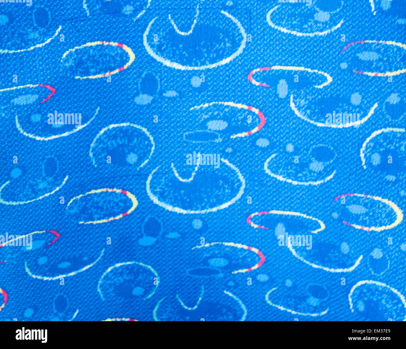 blue texture of fabric cushion background Stock Photo - Alamy