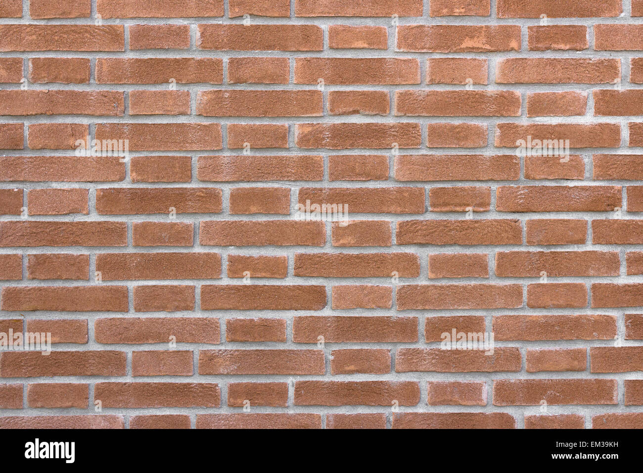 Front view of a wall with bricks arranged in a regular mode Stock Photo ...