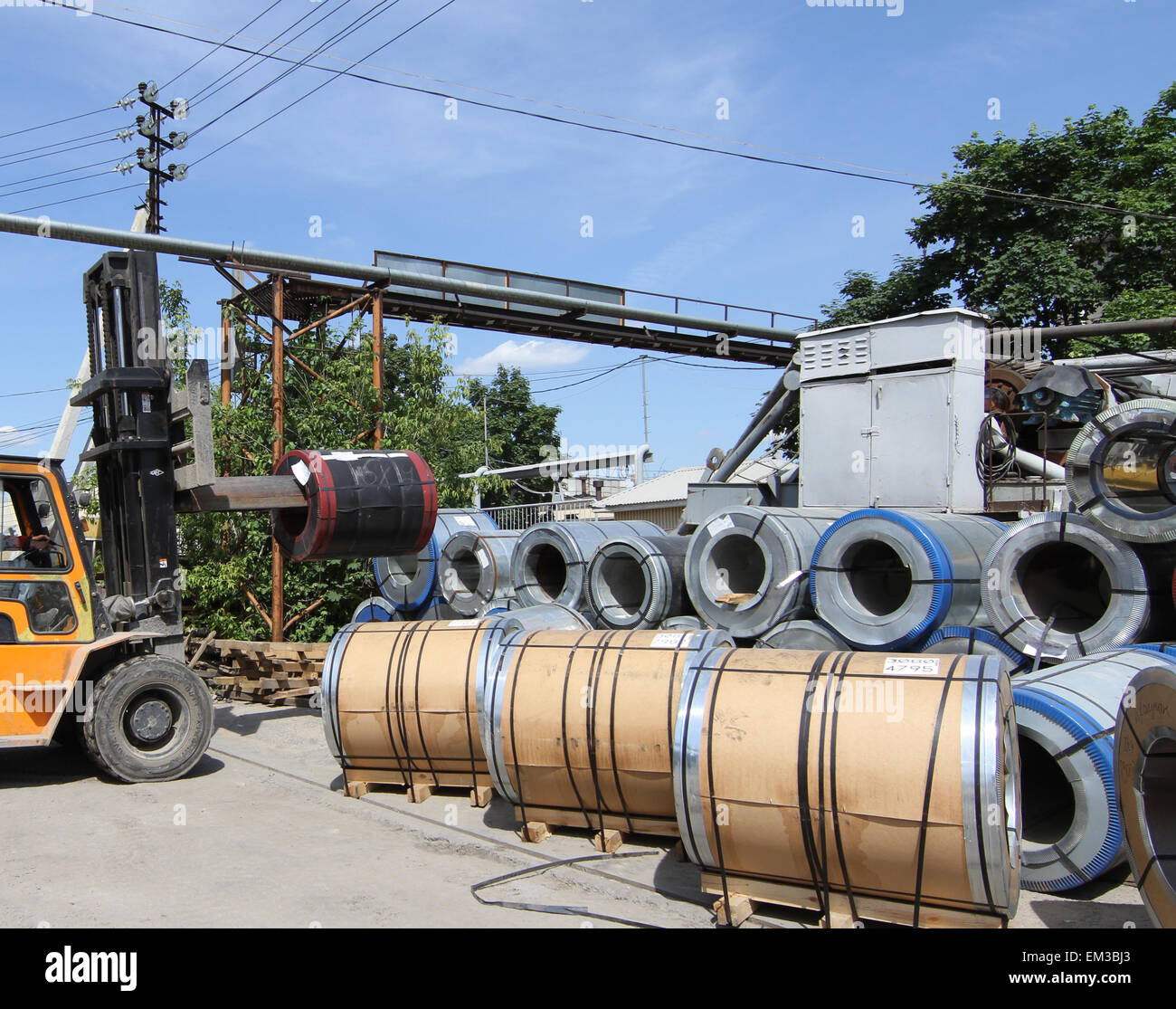 Steel Coils High Resolution Stock Photography and Images - Alamy