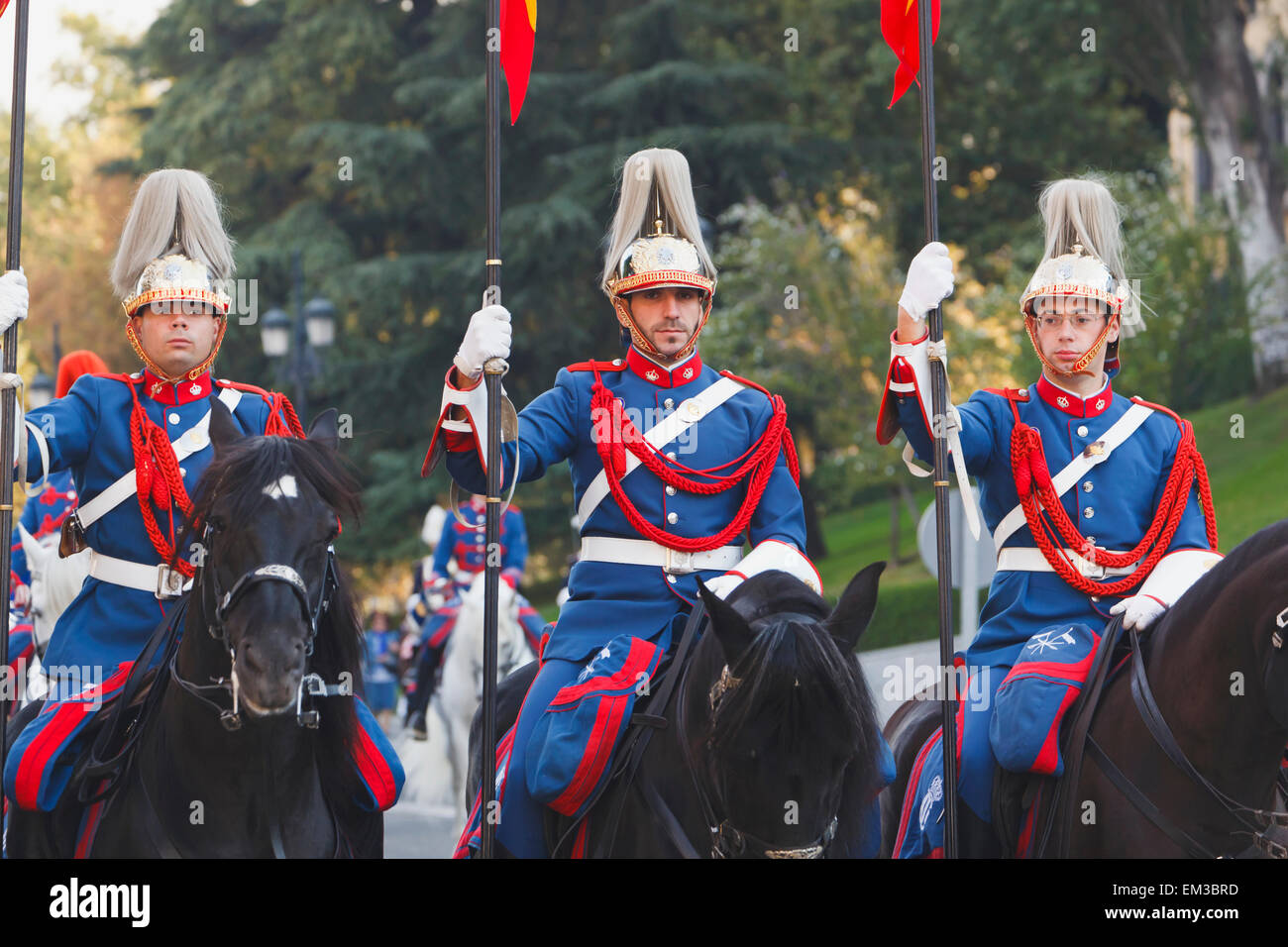 Lancers Of The Royal Guard; Madrid Spain Stock Photo - Alamy