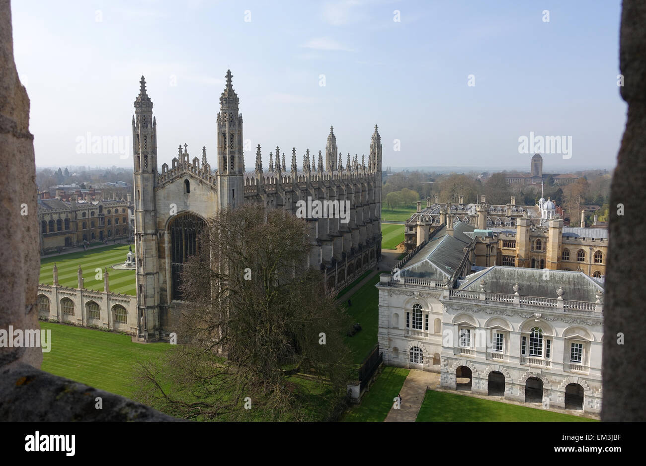 King's college chapel cambridge spring hi-res stock photography and ...