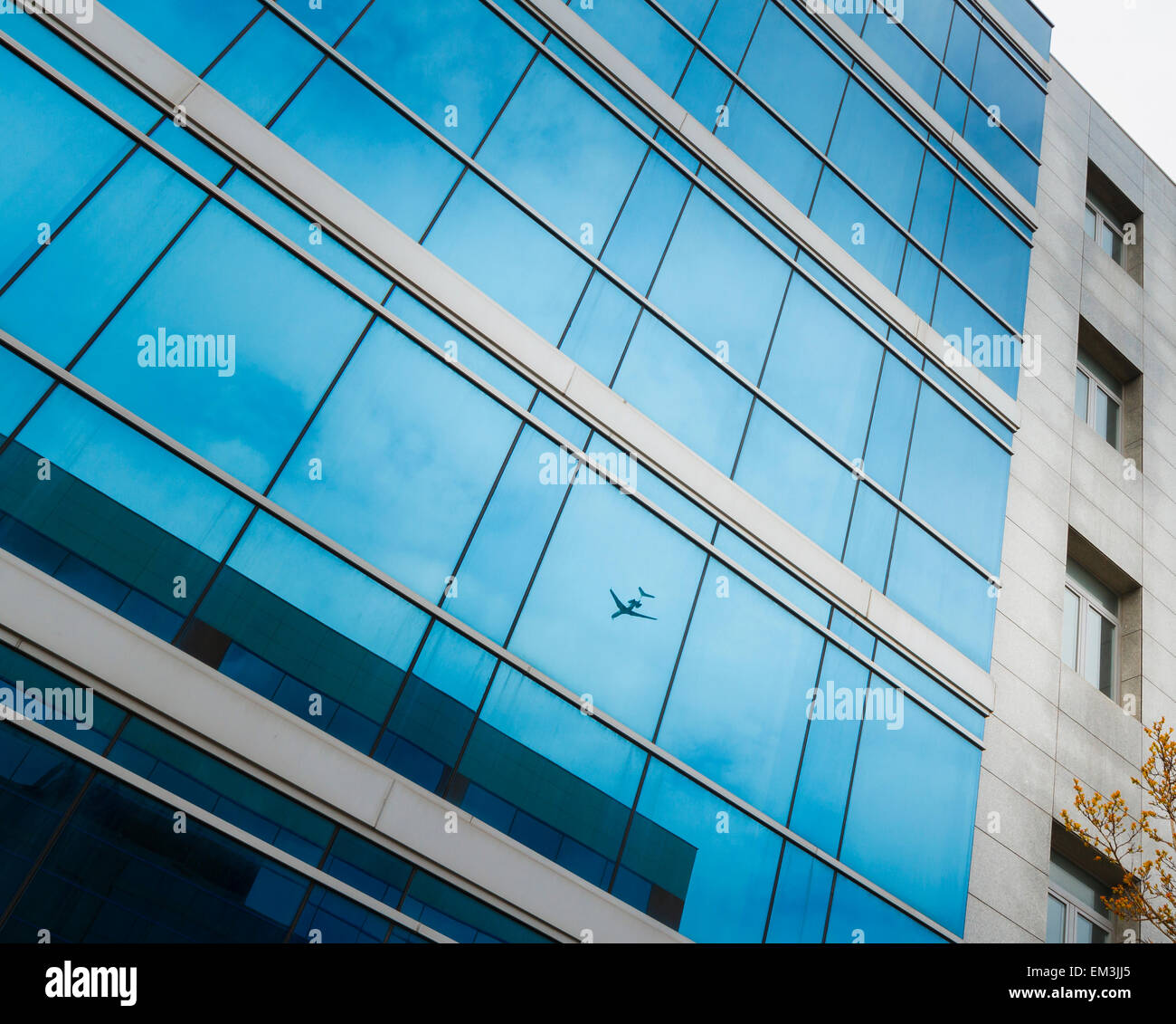 hotel facade and plane. Leioa, Biscay, Spain, Europe Stock Photo - Alamy
