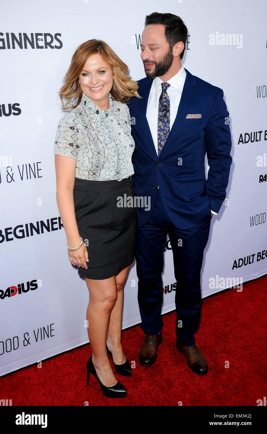Los Angeles, California, USA. 15th Apr, 2015. Amy Poehler & Nick Kroll ...