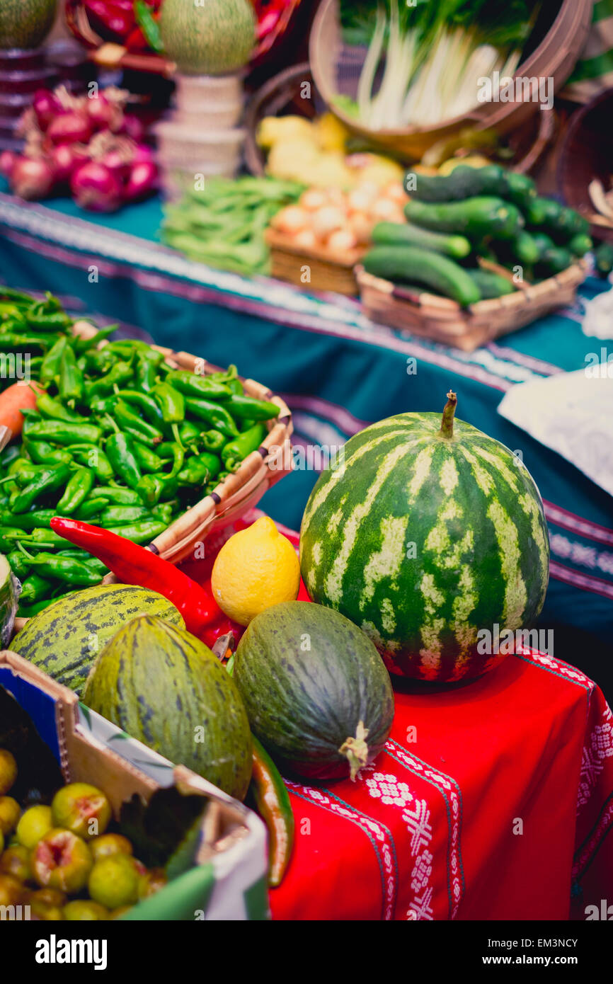 Vegetables in a shop Stock Photo - Alamy
